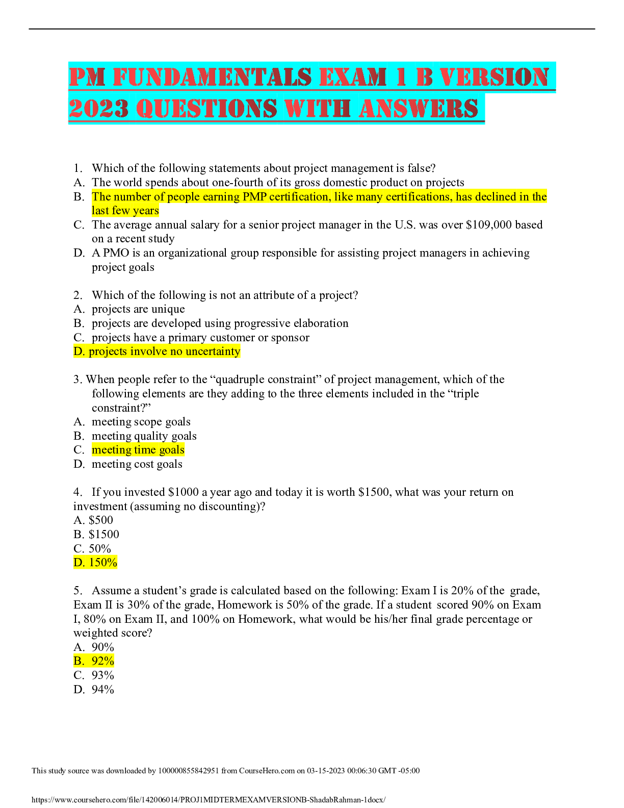 pm-fundamentals-exam-1-b-version-2023-questions-with-answers